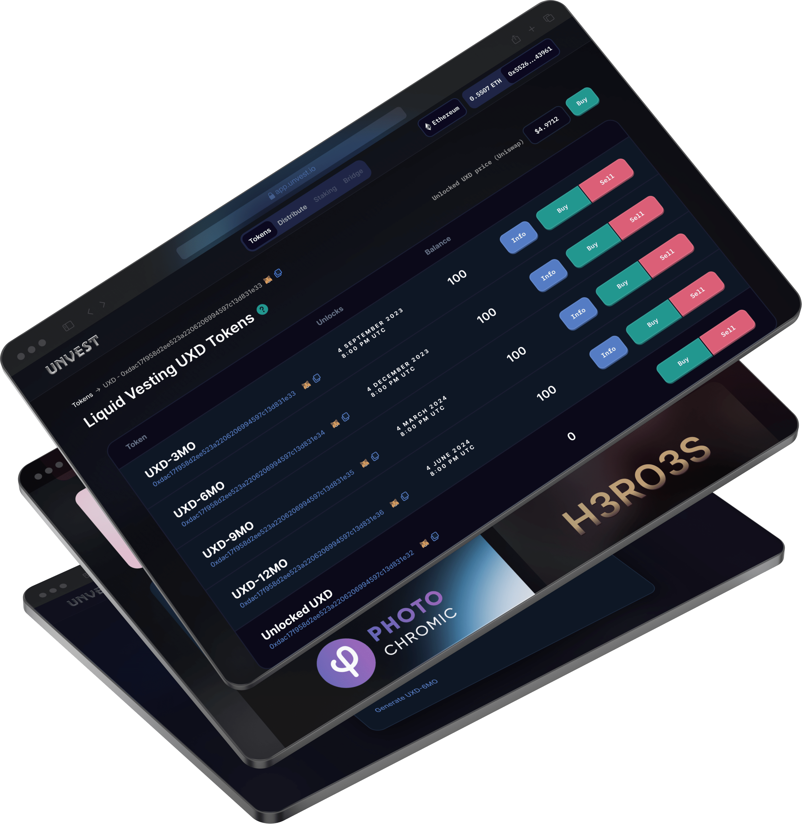 Unvest Token Vesting Liquidity Locks Distribution